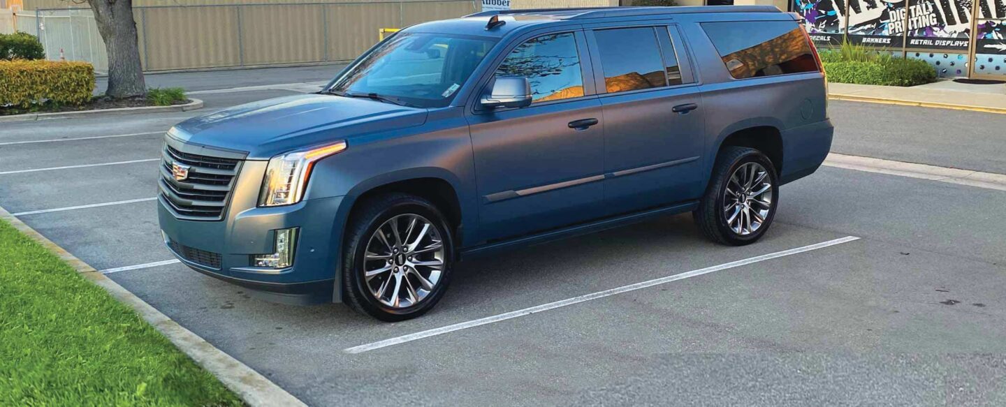 MATTE BLUE COLOR CHANGE ON ESCALADE
