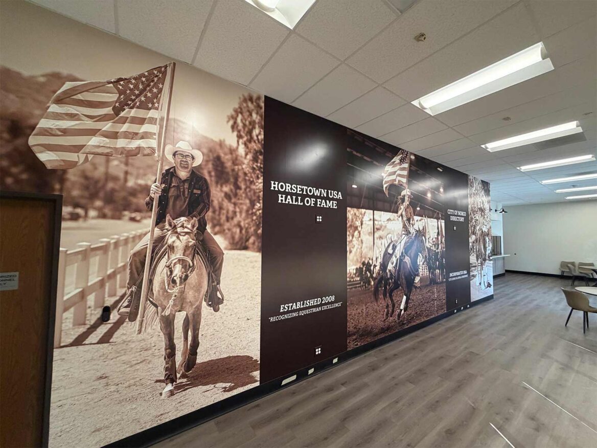 Custom Corporate Wall Graphics for the City of Norco