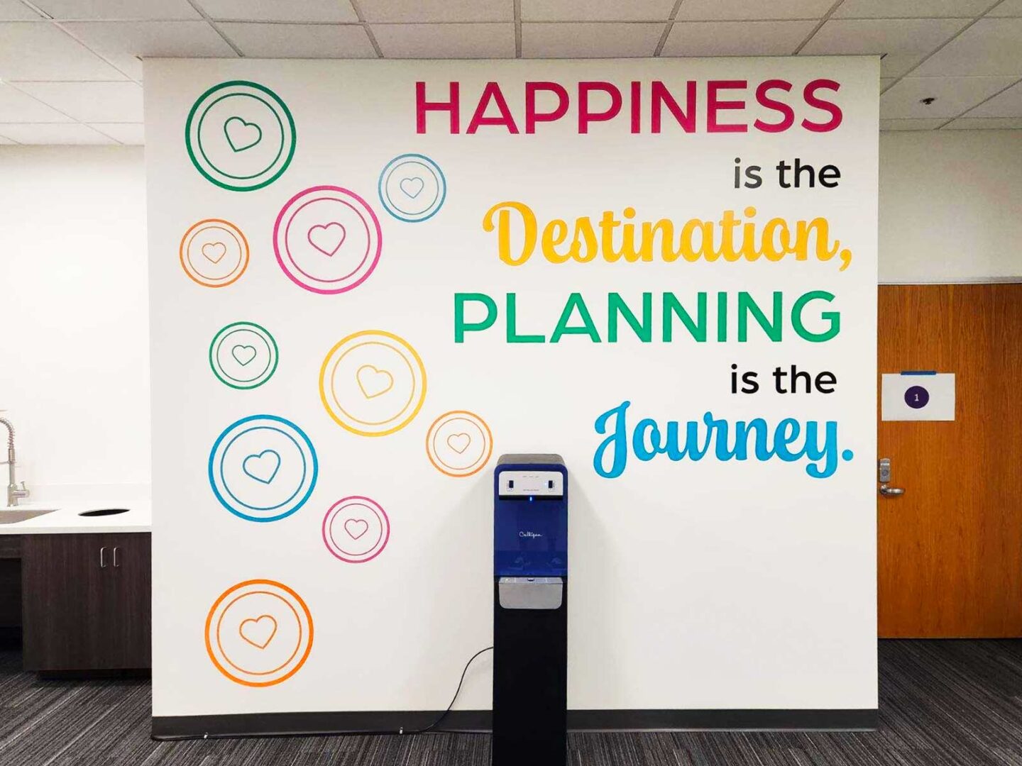 VINYL WALL GRAPHICs AND DIE CUTS FOR HAPPY BRANDS