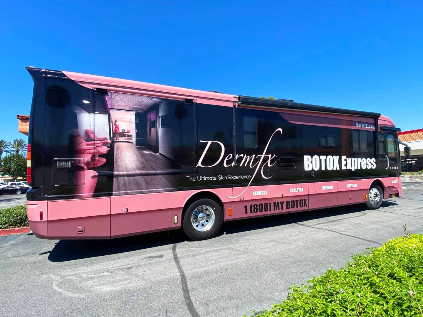 VINYL BUS WRAP FOR DERM FX